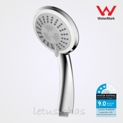 Chrome Round Bathroom Hand Shower Rose Bath Shower Head Replacement 3 ...
