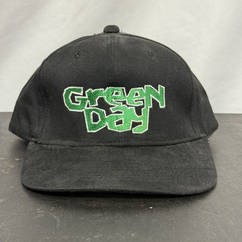 VTG 1990s Green Day Dookie Promo SnapBack Hat Brockum Worldwide Punk ...