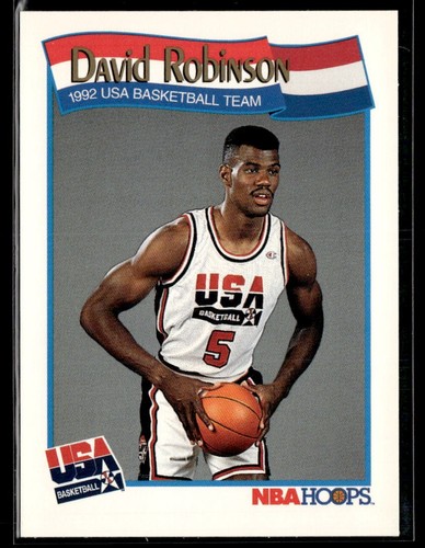 1991-92 Hoops #583 David Robinson Basketball Card 0203O | eBay