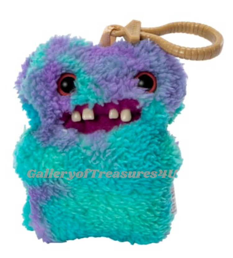 Mini Fuggler Plush Keychain Clip On Bag Funny Ugly Monster Key Ring ...