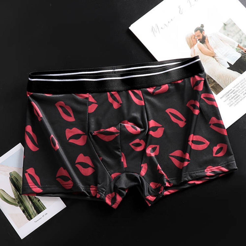 Brief Sexy Sheer Silk Soft Pouch Trunks Bulge Ice Lingerie Mens ...