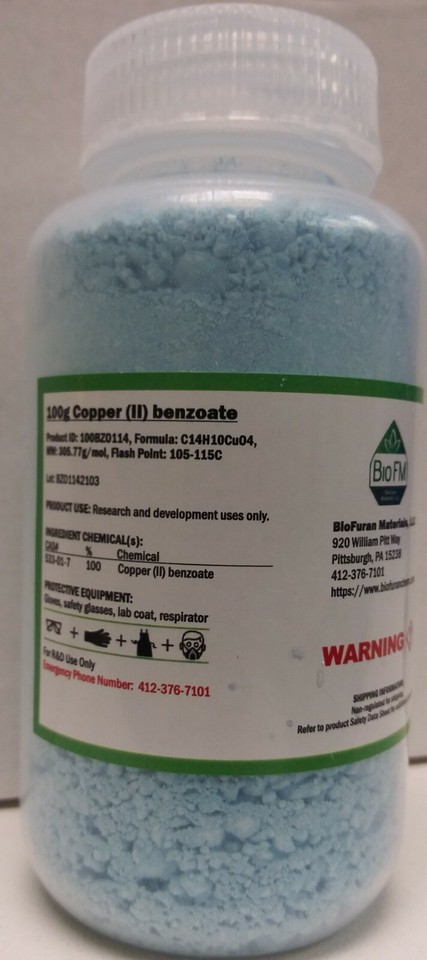 100g Copper (II) benzoate | eBay