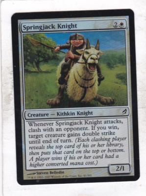 MTG: Lorwyn: Foil: Springjack Knight | eBay