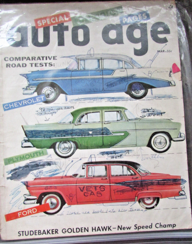Auto Age Magazine March 1956 | eBay