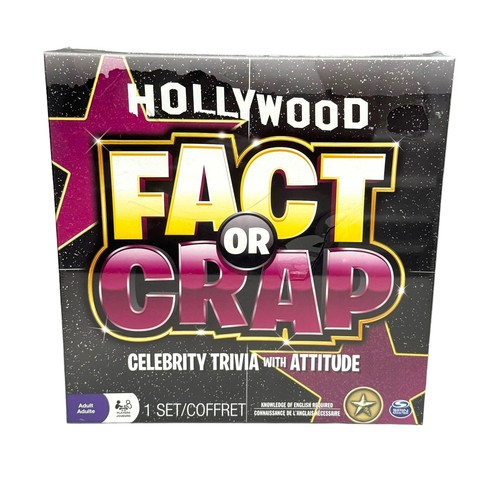 Hollywood Fact or Crap Celebrity Trivia (Board Game, 2012) Brand New ...