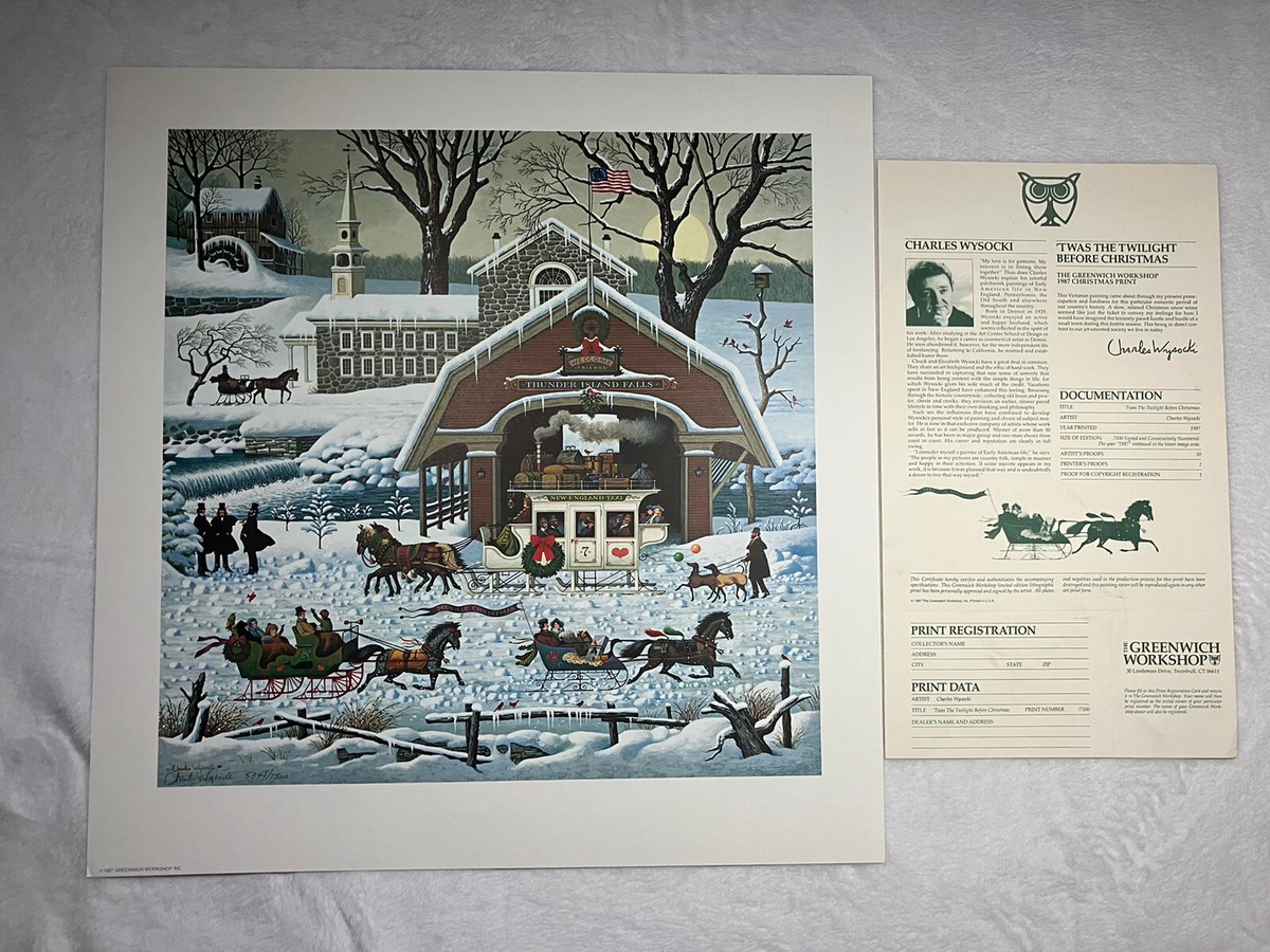 Artista Wysocki Charles CHARLES WYSOCKI PRINTS SIGNED LIMITED EDITION