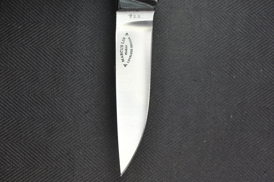 Marcus Lin Loveless Improved Handle Caper .155" M390 Blade, Black ...