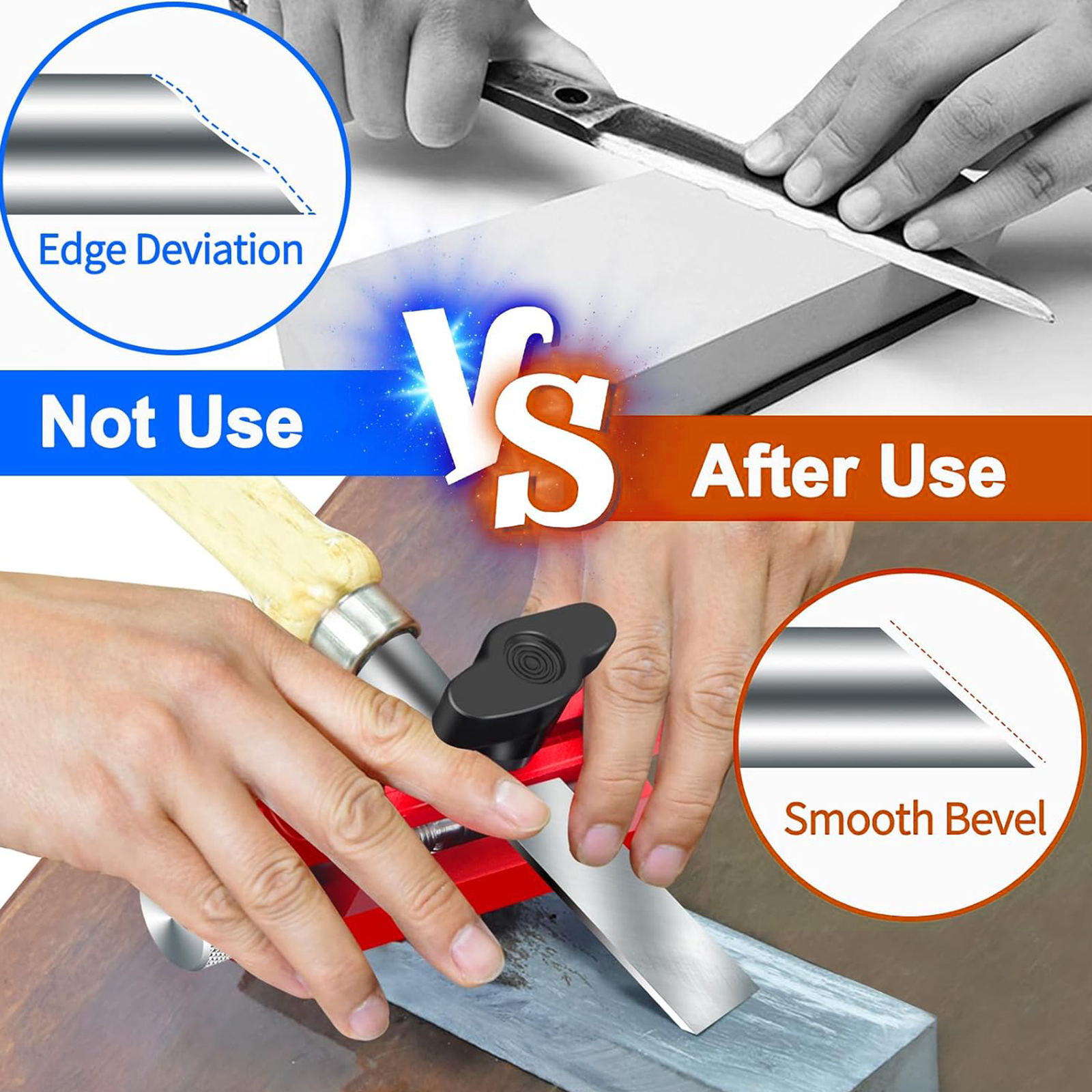 Wide Wheel Chisel Sharpener Standard Sharpening Angle Tool Efficient ...