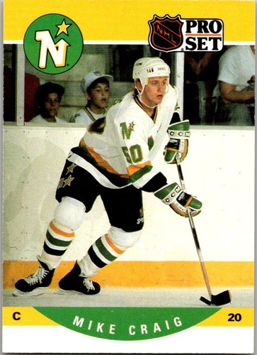 1990-91 Pro Set #613 Mike Craig Minnesota North Stars | eBay