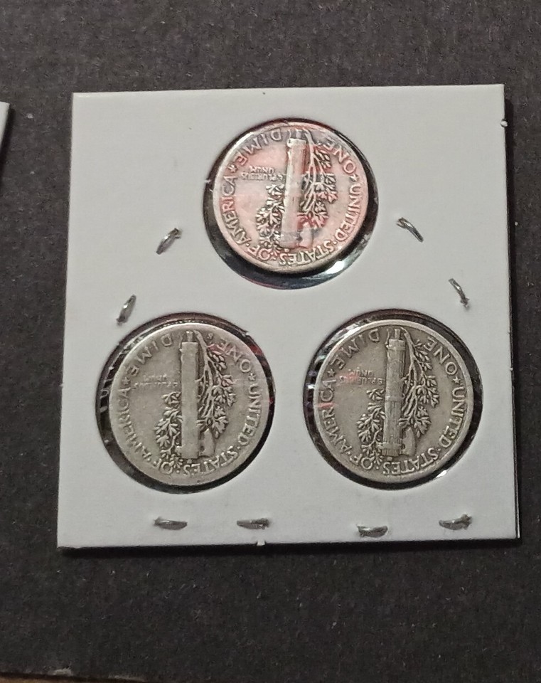 3 Three mercury dimes | eBay