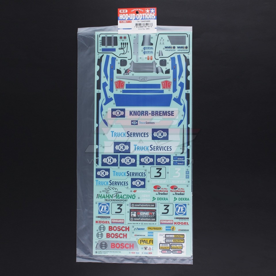 Tamiya 51606 1/14 RC Team Hahn Racing Truck MAN TGS Spare Body+Cab w ...