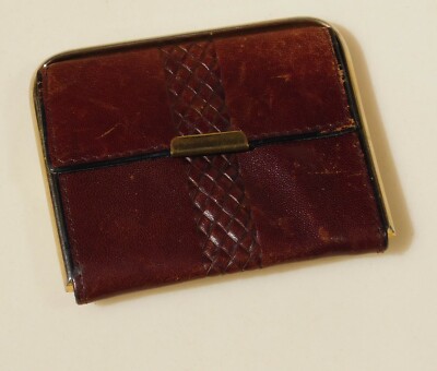 VTG MINI Coin Purse Wallet CALF LEATHER ITALY FIOCCHI PRYM-2 | eBay