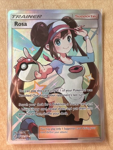 Pokémon TCG Rosa Cosmic Eclipse 236/236 Holo Full Art Ultra Rare M/NM+ ...