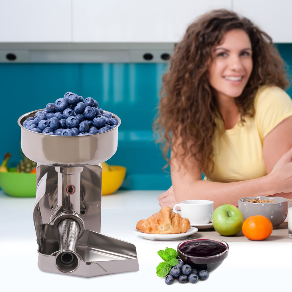 450W 110V Electric Stainless Tomato Strainer Tomato Press Sauce Maker ...