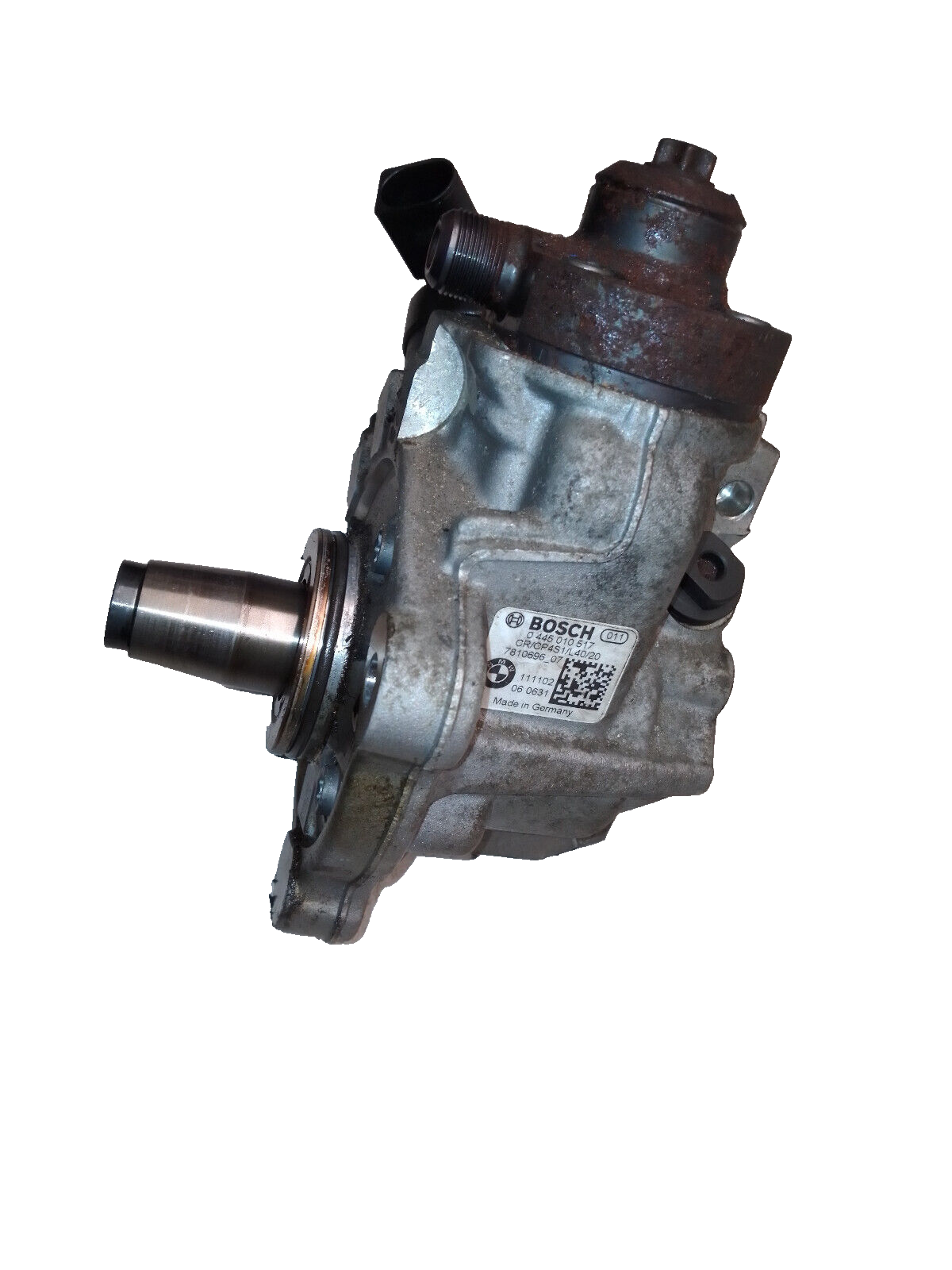 Bosch 0445010517 BMW 520d 2013 High Pressure Fuel Pump OEM 7810696 ...