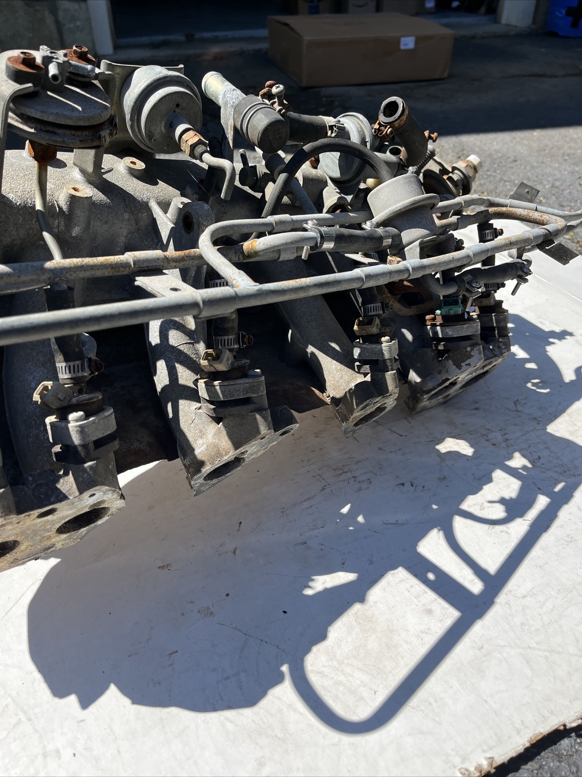 Datsun 280z N47 EFI intake manifold COMPLETE OEM | eBay