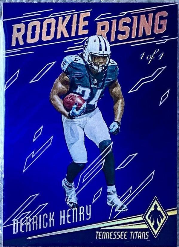 2016 Panini Phoenix - Rookie Rising Derrick Henry #RR-DH Blue /1 (RC ...