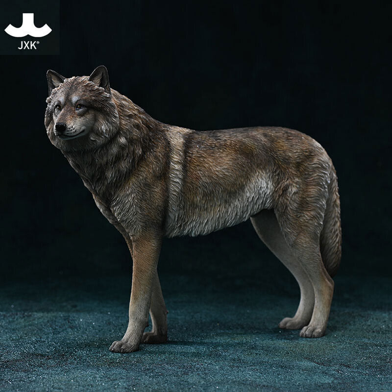 JXK 1/6 Arctic Wolf Model Canis Lupus Arctos Figure Wild Animal ...