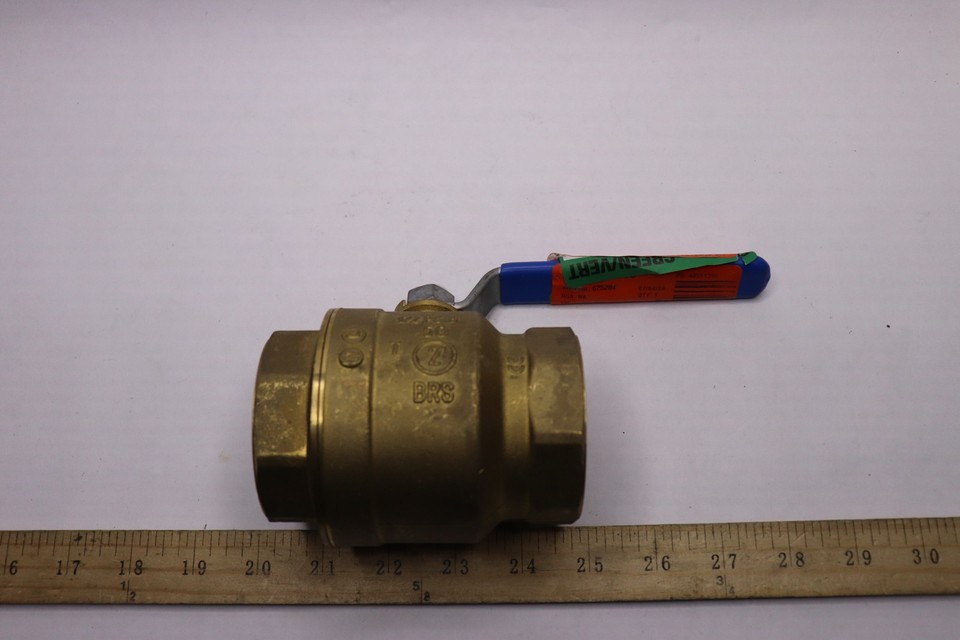 Homewerks Threaded Ball Valve Lead Free Brass 2" FIP x FIP 116-2-2-EB ...