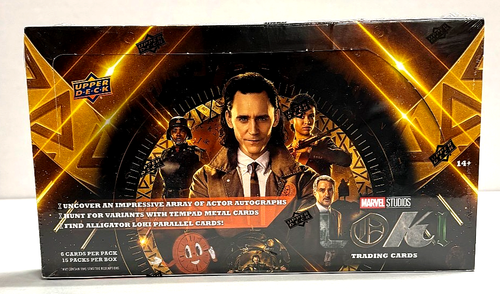 2023 Upper Deck Marvel Studios Loki Season 1 Factory Sealed Hobby Box ...