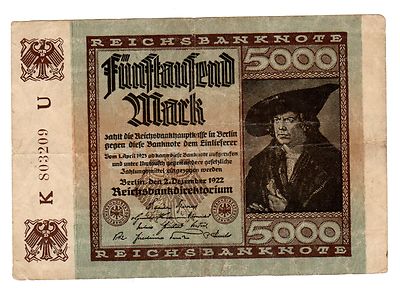 GERMANY GERMANY BANKNOTE 5000 MARK 1922 P81 BERLIN GOOD CONDITION | eBay