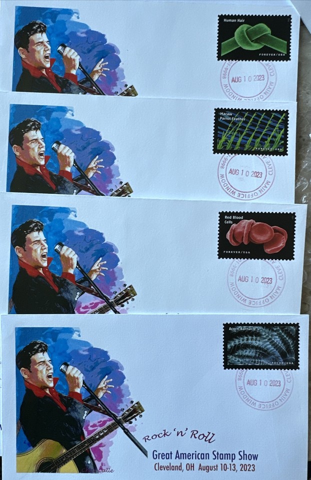 Sc 5801 Life Magnified Set/20 FDC - GASS show cachet Calle UO Cleveland ...