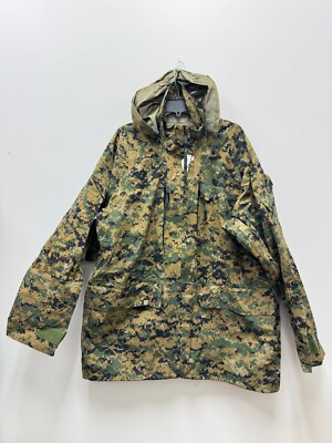New Genuine Usmc Apecs Gore Tex Digital Marpat Cold Weather Parka - X ...