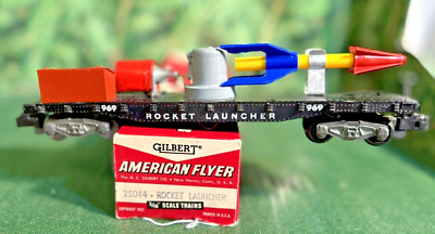 American Flyer 969 Rocket Launcher w Control Button, 25044 Red/White ...