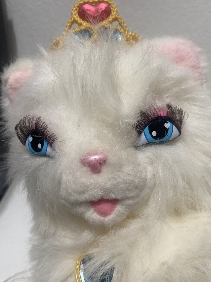 Mattel Barbie Serafina Princess Persian White Cat- Sound Movement Works ...