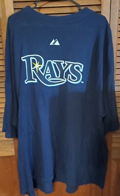 TAMPA BAY DEVIL RAYS T shirt 4xl Carl Crawford baseball outfielder #13 ...
