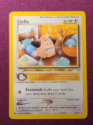 MP - Cleffa - Neo Genesis - 20/111 - 2000 Original - Rare - PHOTOS ...