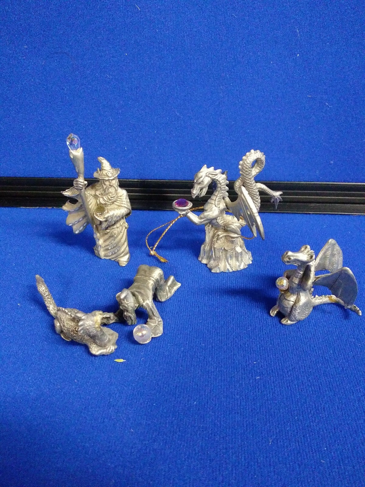 Gallo MWFP Spootiques Pewter Fantasy dragon Wizard Lot | eBay