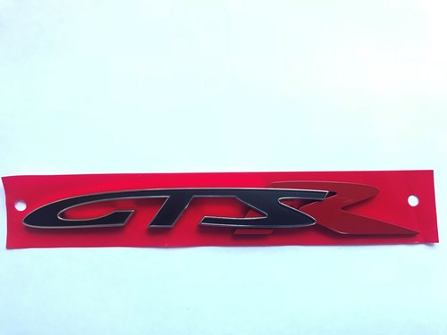 HSV VF GEN-F2 ' GTSR ' BLACK & RED Front Bar Badge GTS-R GENUINE HSV ...
