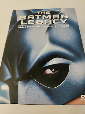 Batman Legacy (DVD, 2000, 4-Disc Set) 1Disc Batman &Robin- New Clean ...