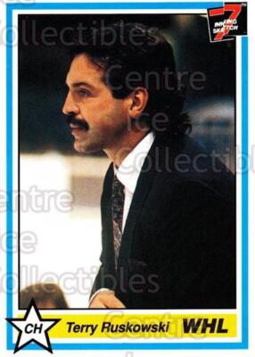 1990-91 7th Inning Sketch WHL #92 Terry Ruskowski | eBay