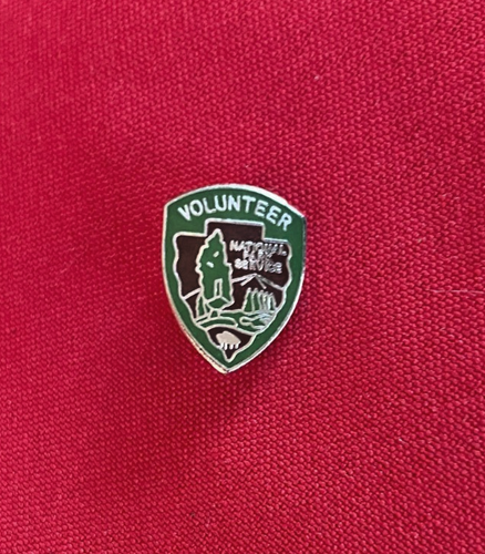 Vintage NPS National Park Service Volunteer Enameled Lapel Pin Badge ...