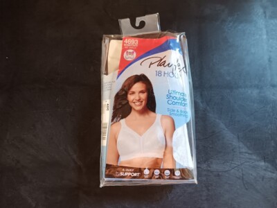 Playtex 18-Hour Bra 42C Ultimate Shoulder Comfort Wirefree Bra 4693 ...