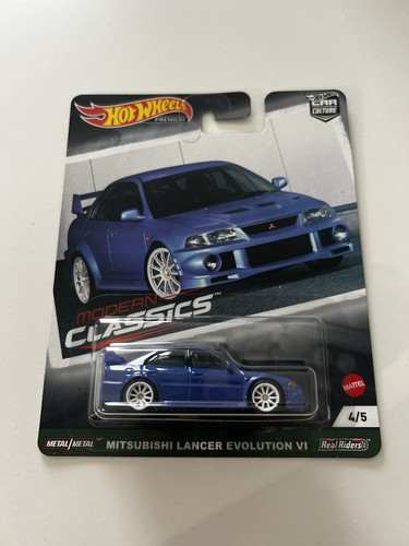 Hot Wheels Mitsubishi Lancer Evolution VI Modern Classics Car Culture 4 ...
