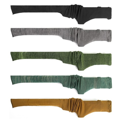 Extra-Thick Gun Socks for Rifle, 5-Pack 54" Silicone-Treated Knit ...