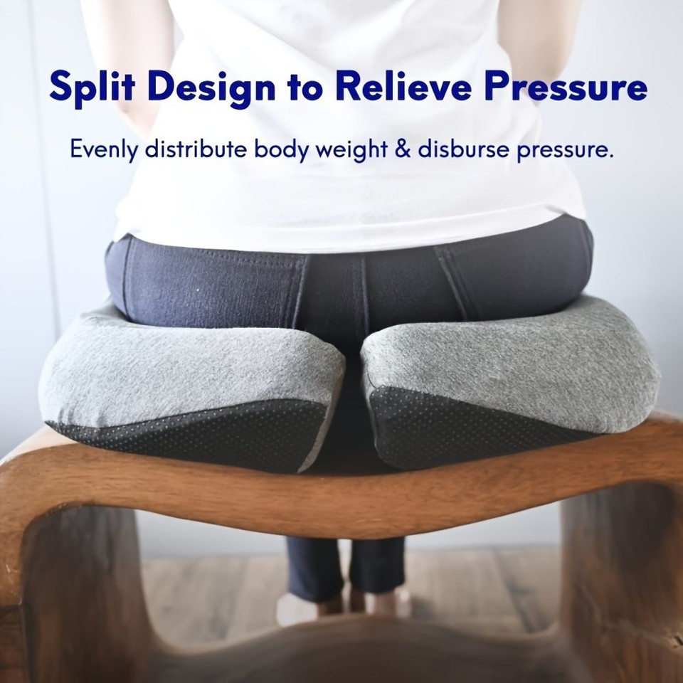 Patented Pressure Relief Seat Cushion for Long Sitting Hours on Office ...
