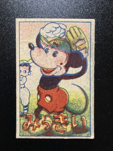 MICKEY MOUSE JAPANESE MENKO TRADING CARD *WALT DISNEY* 15 | eBay