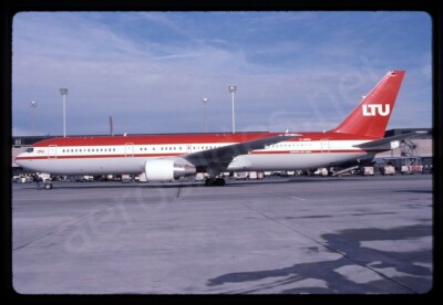 LTU Boeing 767-300 D-AMUO Jan 99 Kodachrome Slide/Dia A16 | eBay