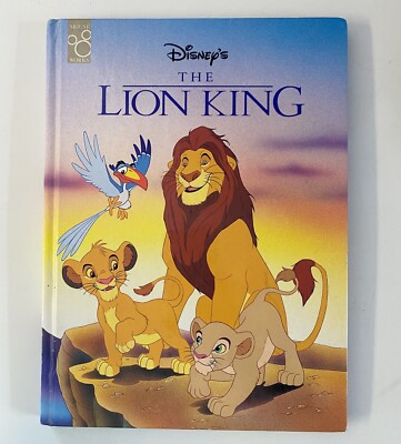 Disney 1994 The Lion King Hardcover Classic Storybook Simba 96 pages ...