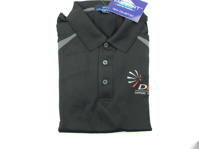 BRAND NEW Polo Golf Shirt DRS Defense Solutions Logo Vansport Size XL ...