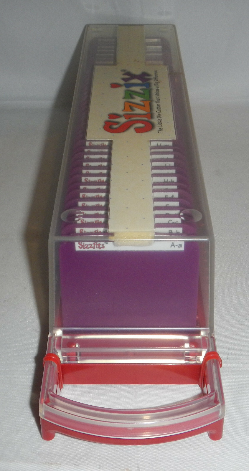 Sizzix Sizzlits Alphabet Set Script 35 Dies Die Cut Letters and Numbers ...