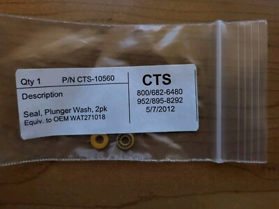 NEW 2/PK Waters WAT271018 CTS-10560 Alliance HPLC Seal Wash Plunger ...