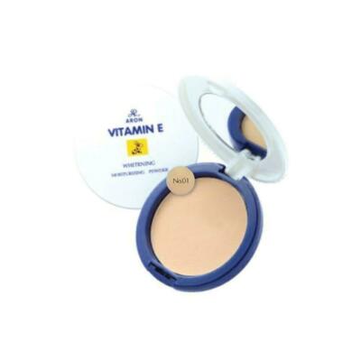 ARON Vitamin E Moisturizing Powder UVA UVB Skin Care Face Makeup #01 ...