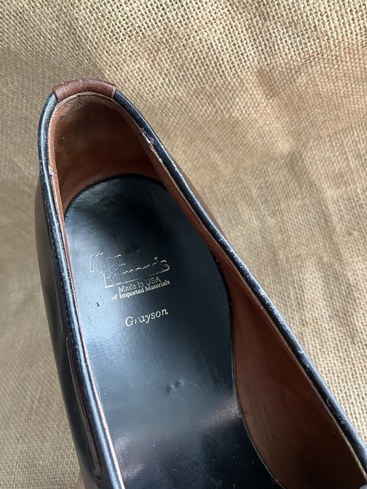 Allen Edmonds Grayson Burgundy Shell Cordovan Tassel Loafers Size US 12 ...