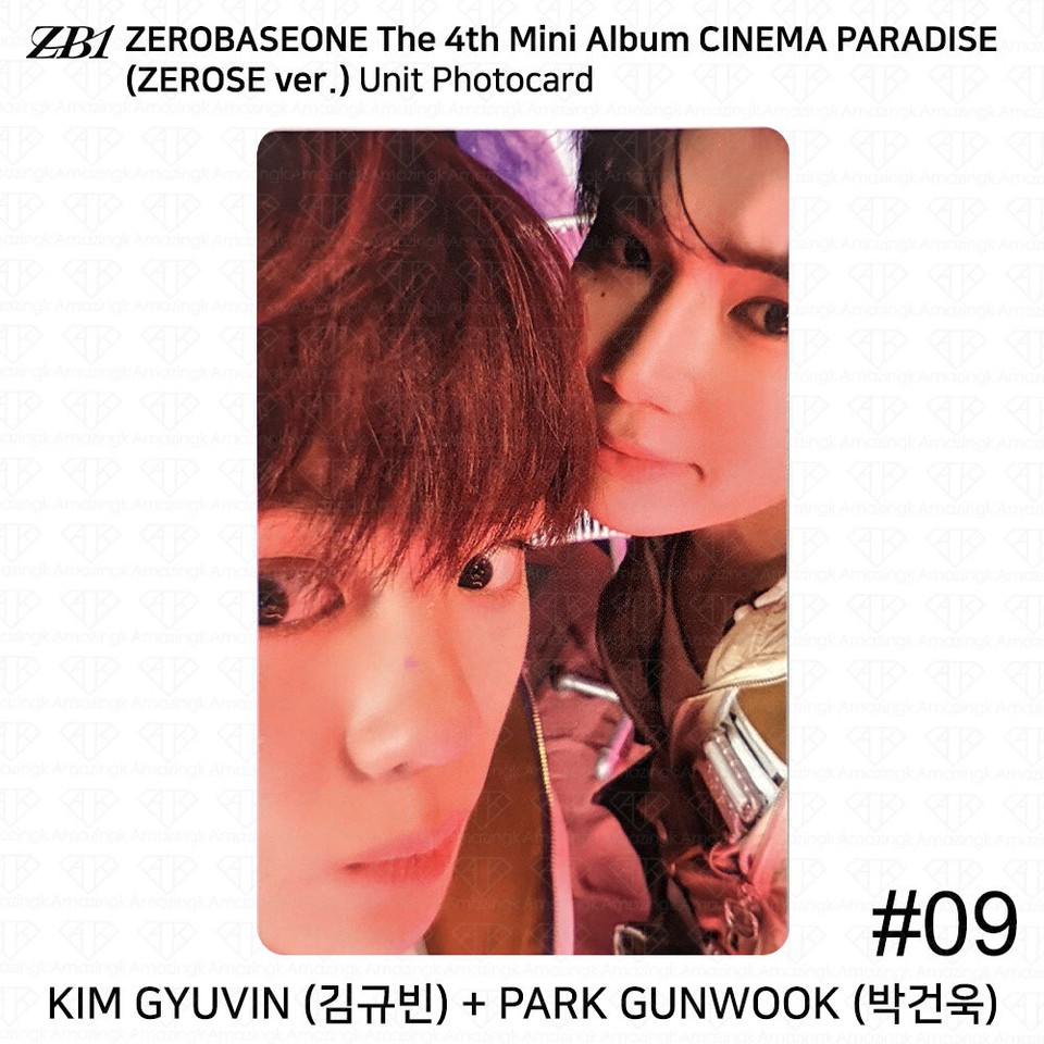 ZEROBASEONE ZB1 4th Mini Album CINEMA PARADISE Zerose Ver Photocard Postcard | eBay