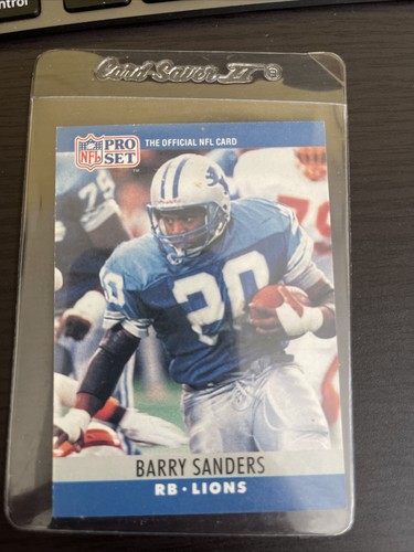1990 Pro Set Cincinnati Barry Sanders Detroit Lions #102 | eBay